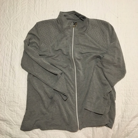 Activology | Jackets & Coats | Gray Zipper Jacket | Poshmark
